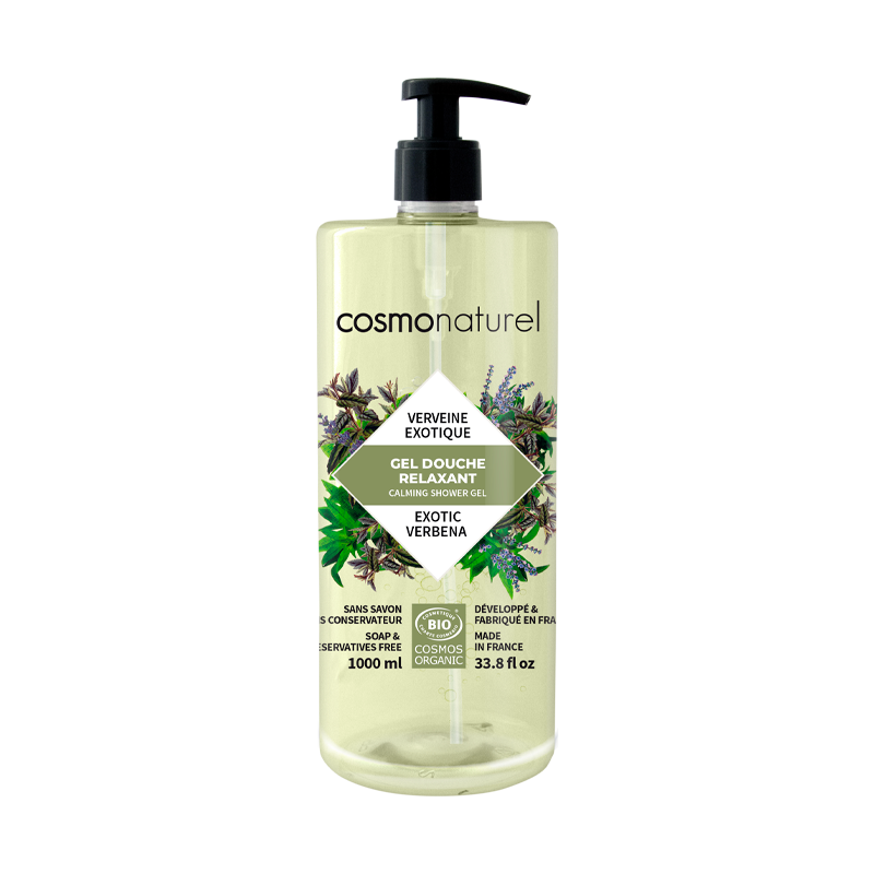 Gel Douche Relaxant BIO Verveine Exotique – Cosmo Naturel