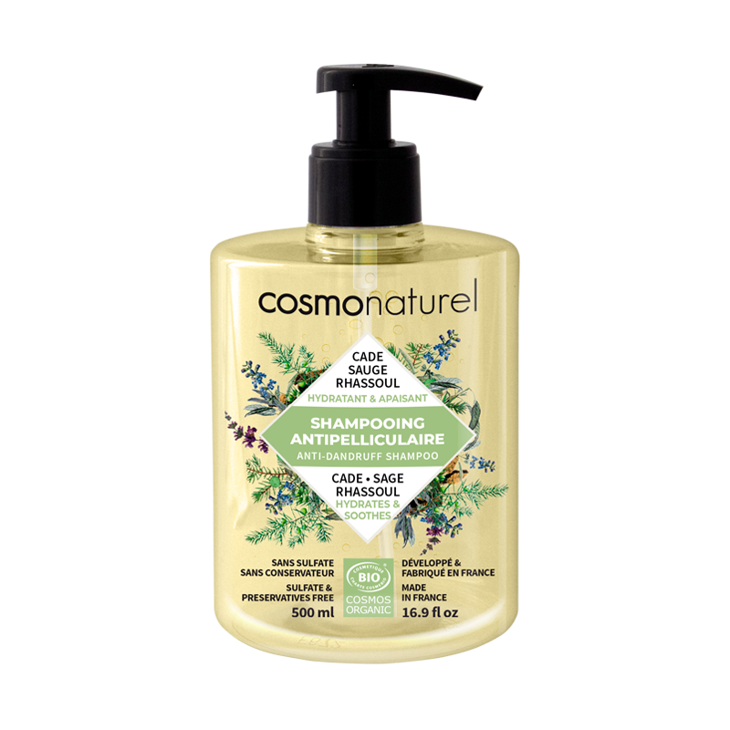 Organic Cade Juniper & Sage Anti-Dandruff Shampoo – Cosmo Naturel